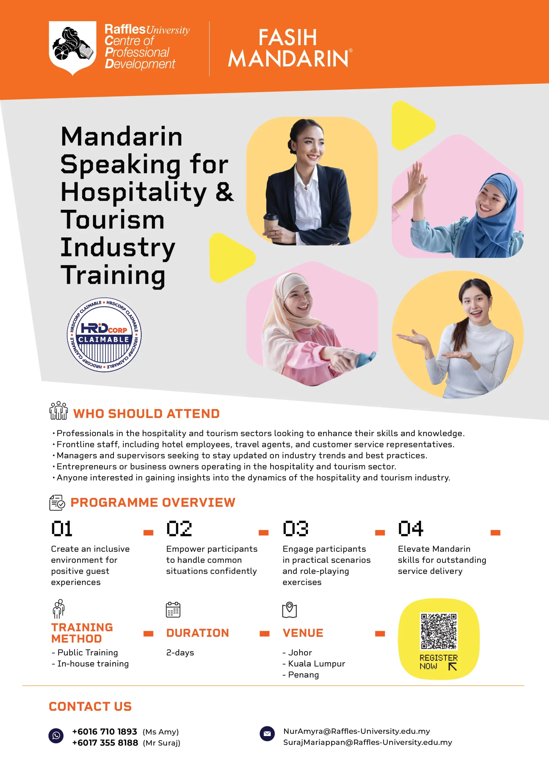 Mandarin Speaking for Hospitality and Tourism Industry Training ...