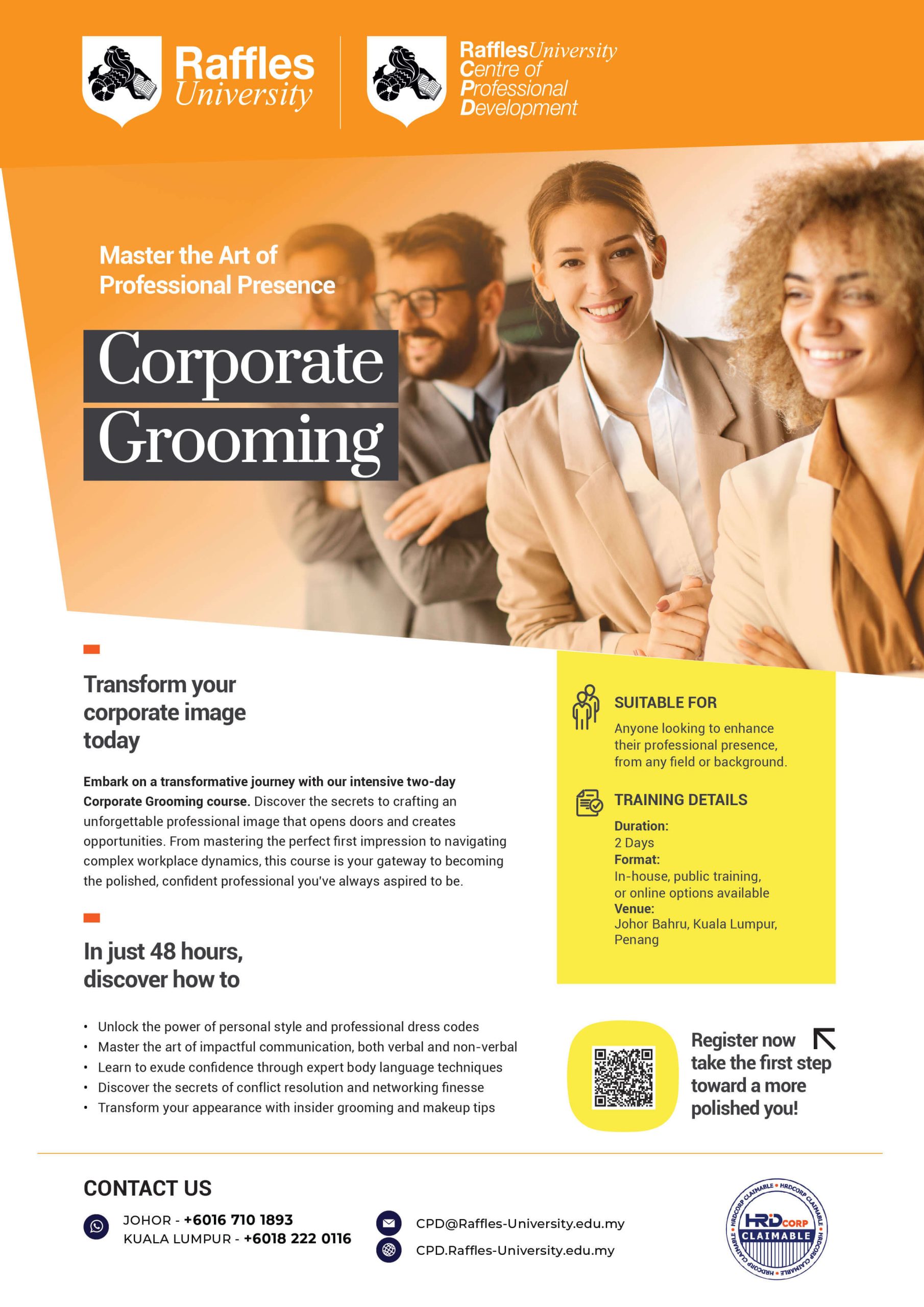 Corporate Grooming - Raffles University Centre of Professional Development