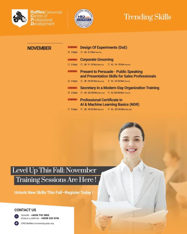 Training Courses - Raffles University Centre of Professional Development