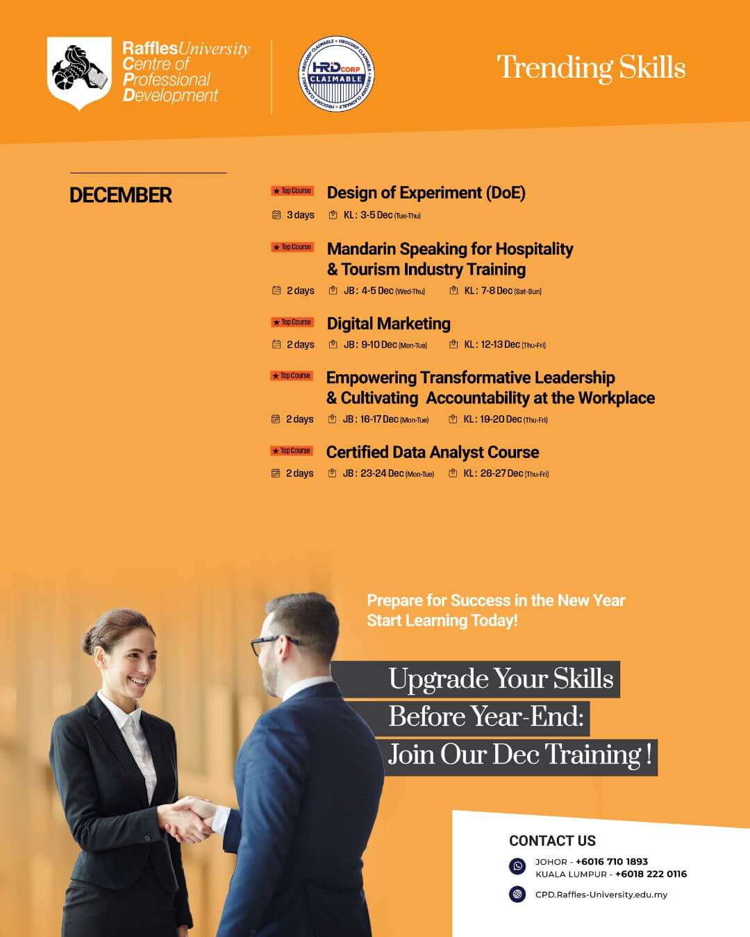 Training Courses - Raffles University Centre of Professional Development